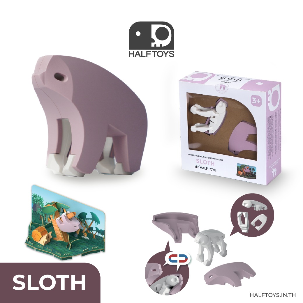 [HALFTOYS] DIORAMA - HALF ANIMAL : Sloth